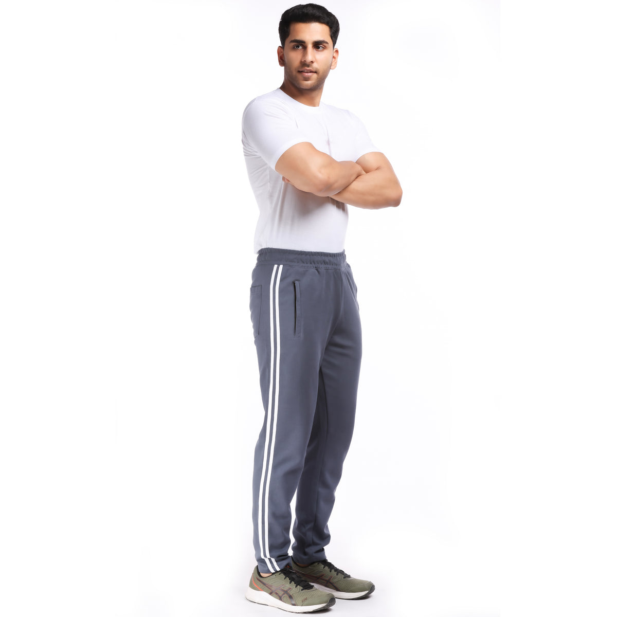 High GSM Blue Track Pants – cncclothing.in